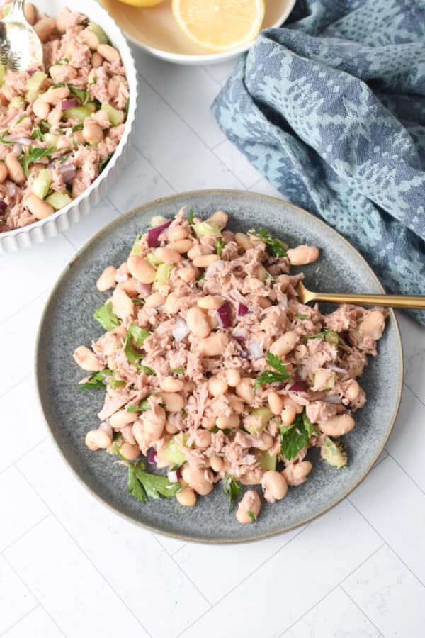 White Bean and Tuna Salad - A Cedar Spoon