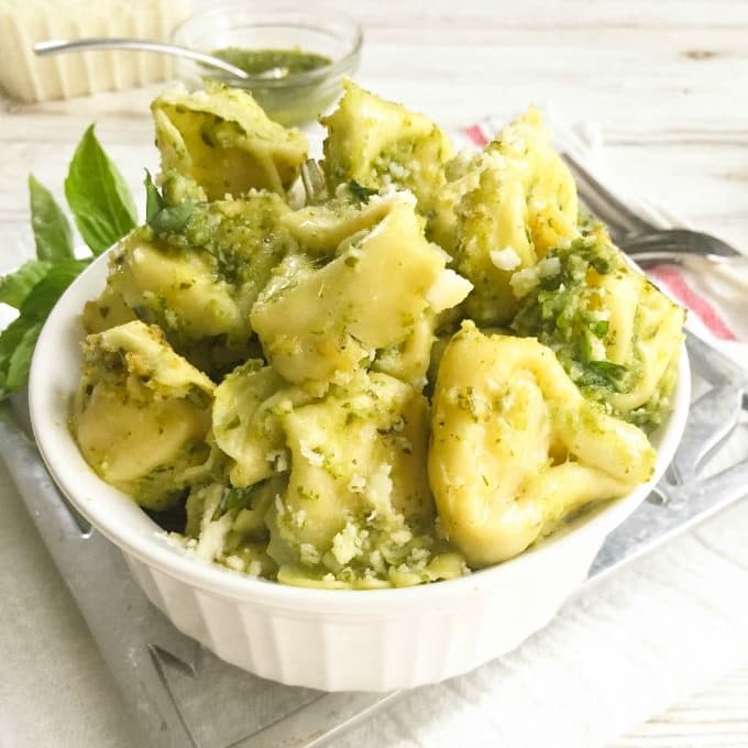 Pesto Tortellini - A Cedar Spoon