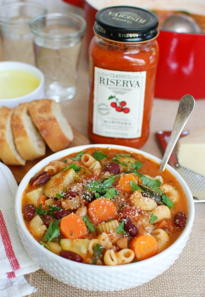 Homemade Minestrone Soup - A Cedar Spoon