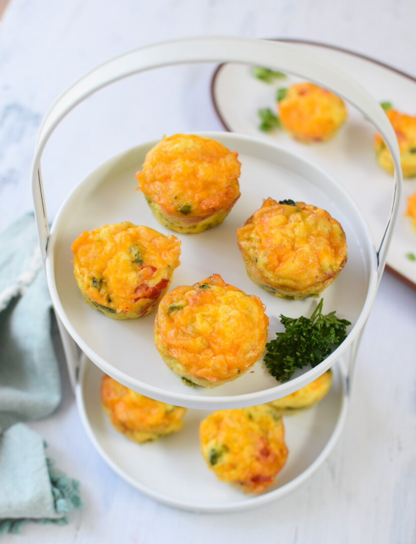 Broccoli Cheddar Cups - A Cedar Spoon