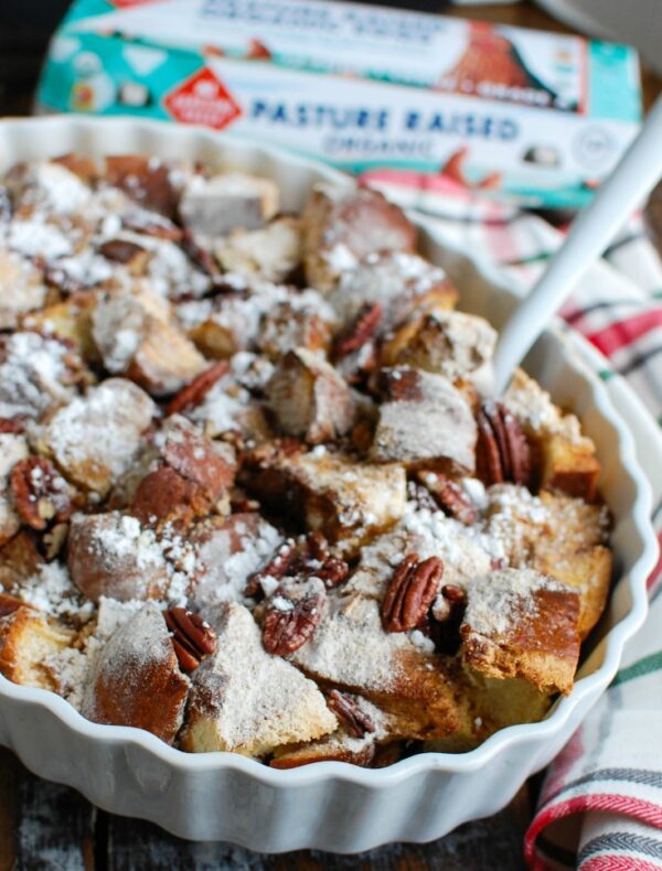 Overnight Gingerbread French Toast Casserole - A Cedar Spoon