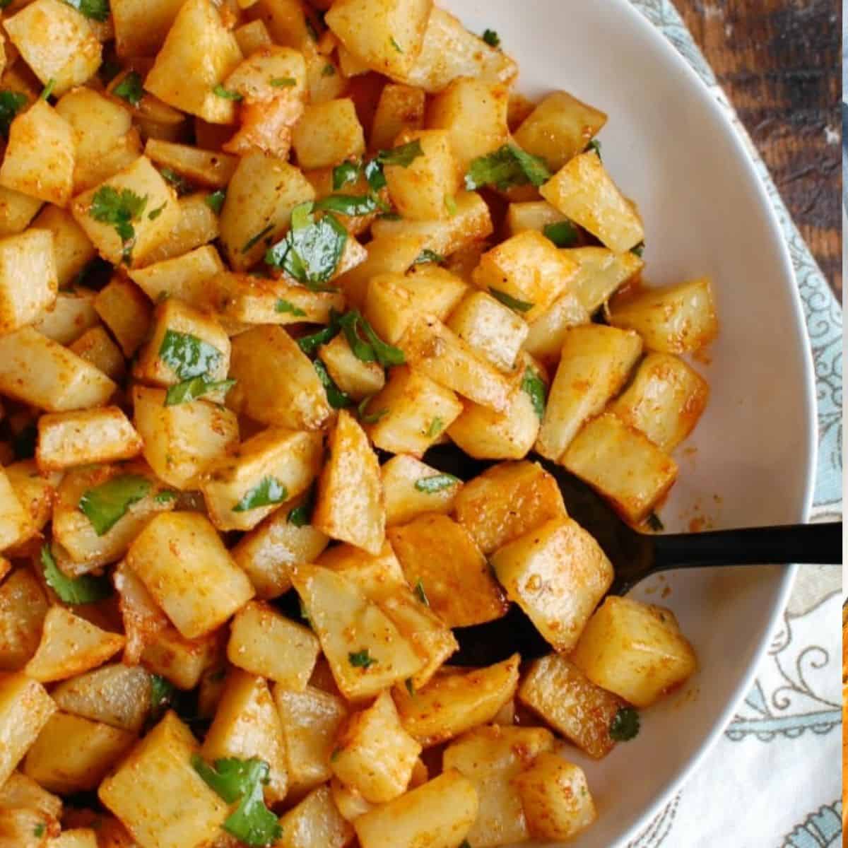 Lebanese Spicy Potatoes (Batata Harra) - A Cedar Spoon