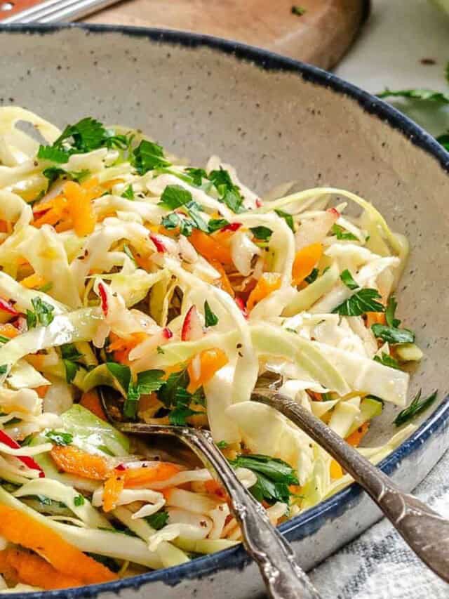 Easy Caribbean Coleslaw Recipe - A Cedar Spoon