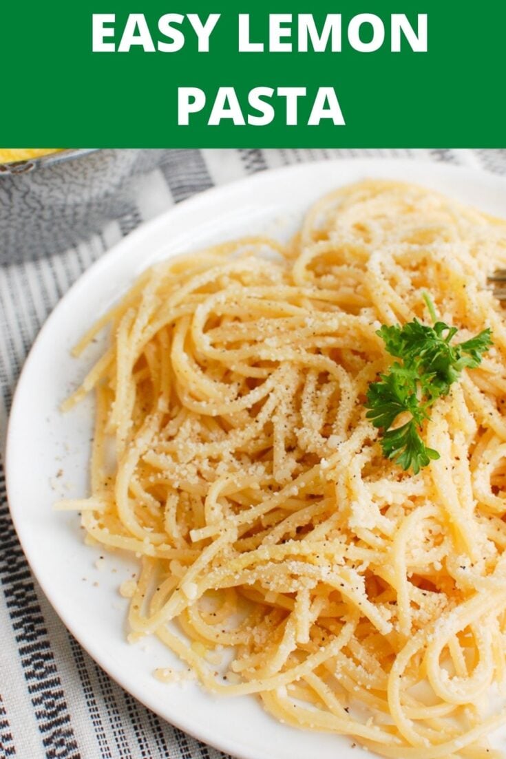 Lemon Pasta Recipe - A Cedar Spoon