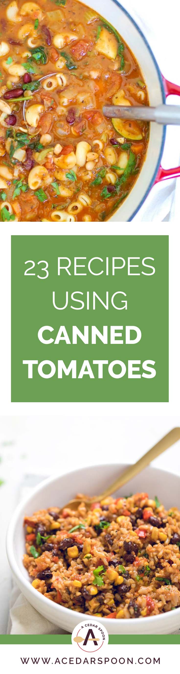 23 Comforting Recipes Using Canned Tomatoes - A Cedar Spoon