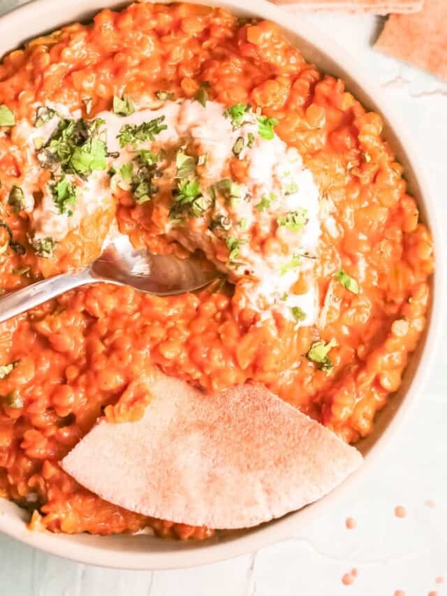 Easy Red Lentil Dahl Recipe - A Cedar Spoon