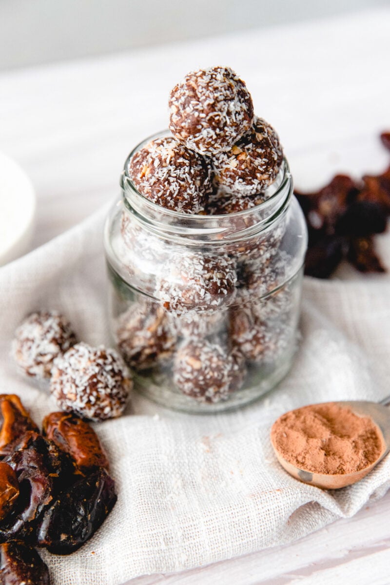 Date Protein Balls (Easy No-Bake Snack) | A Cedar Spoon