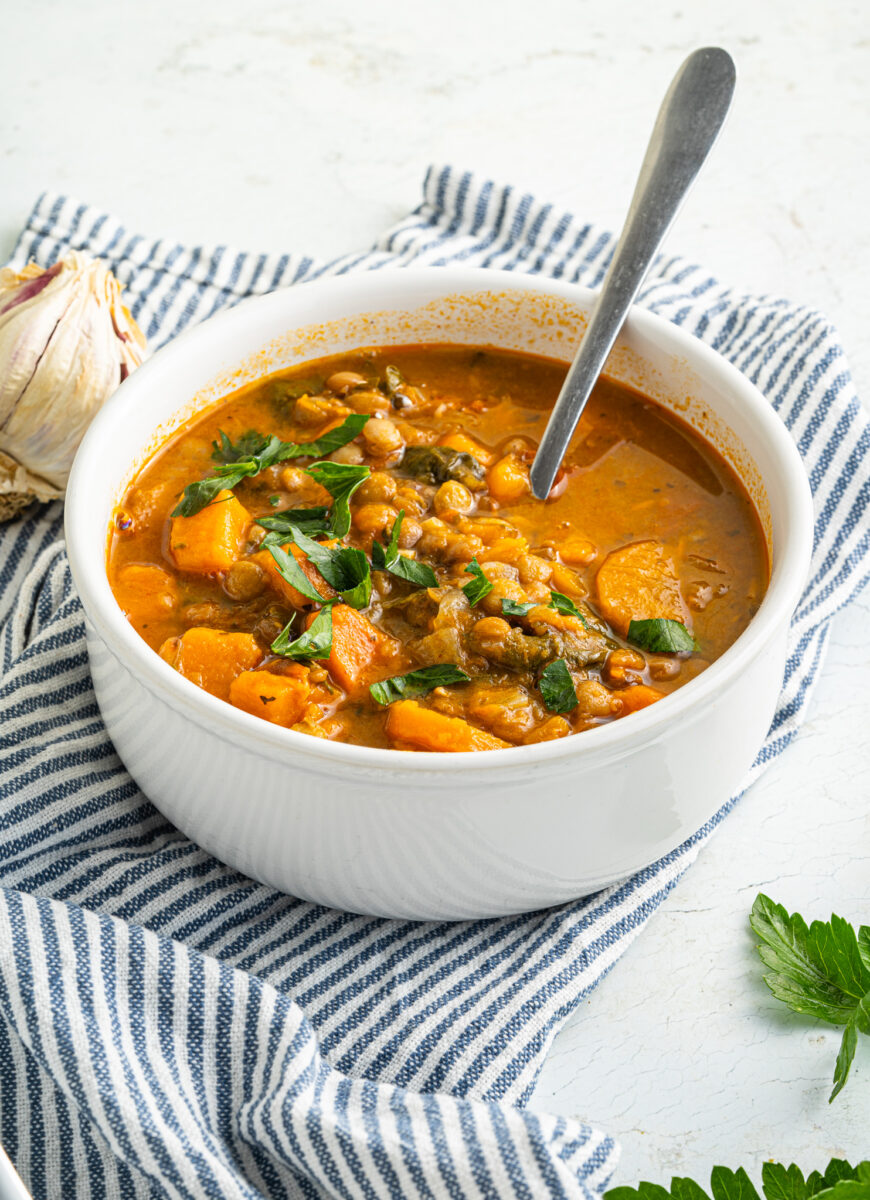 Sweet Potato Soup with Lentils - A Cedar Spoon