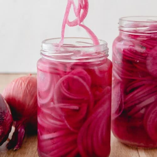 Quick Pickled Red Onions - A Cedar Spoon