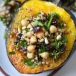 Mediterranean Stuffed Acorn Squash - A Cedar Spoon