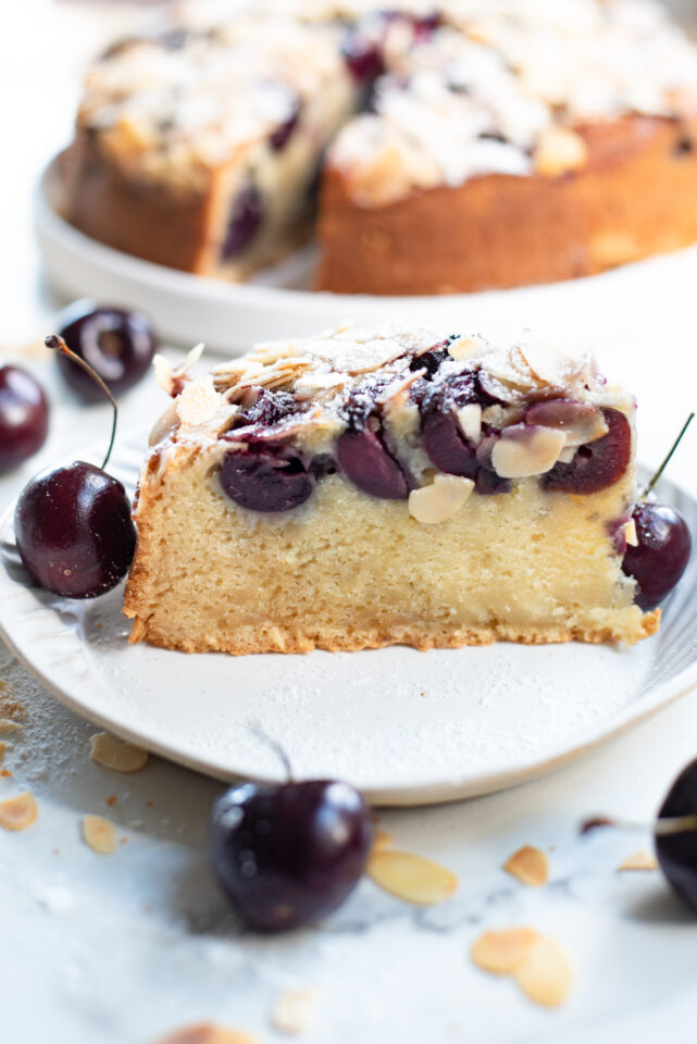Cherry Almond Cake - A Cedar Spoon