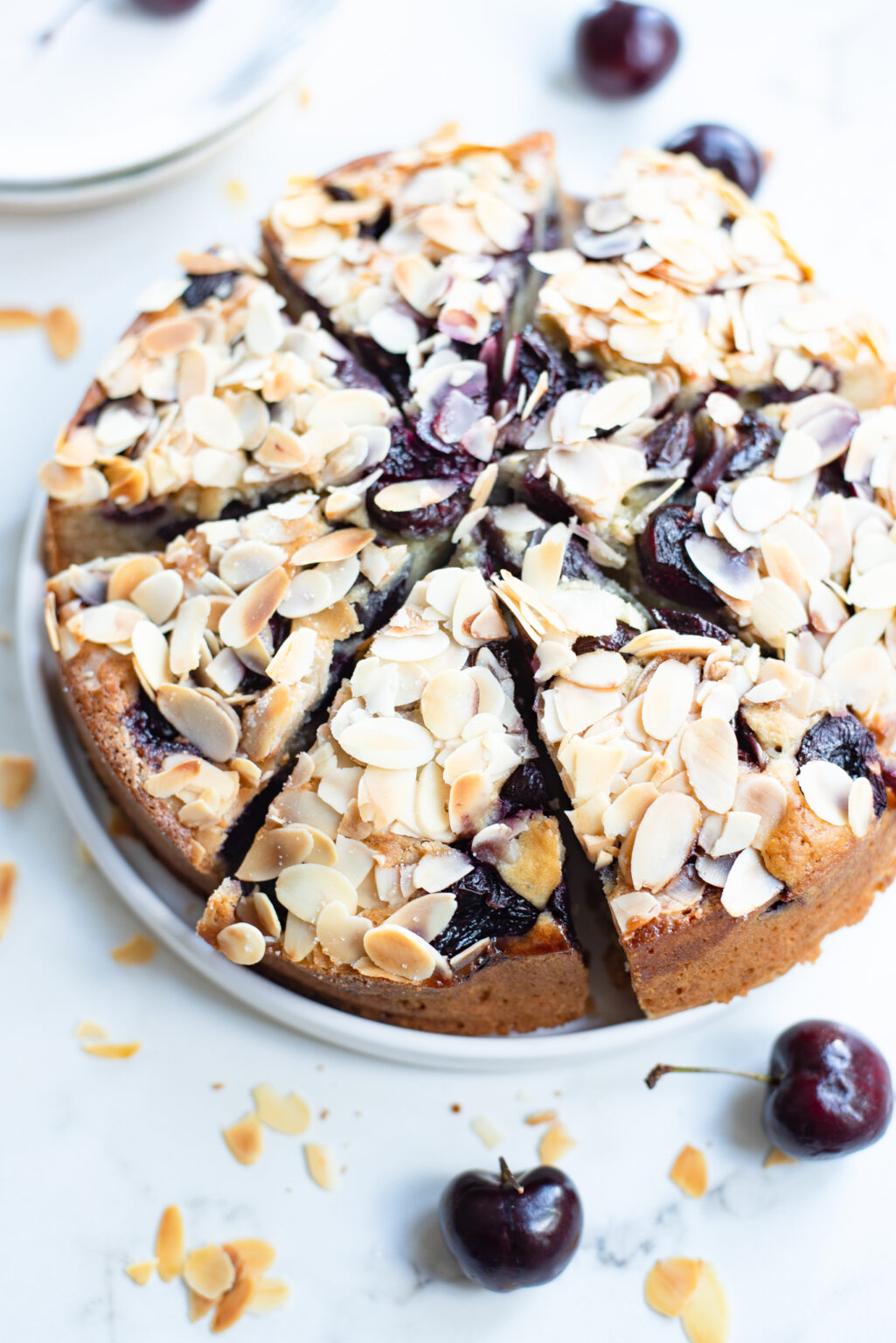 Cherry Almond Cake - A Cedar Spoon