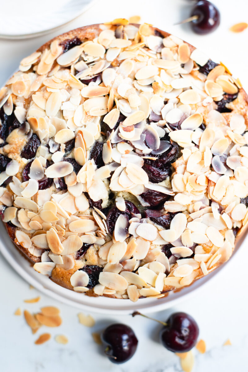 Cherry Almond Cake - A Cedar Spoon