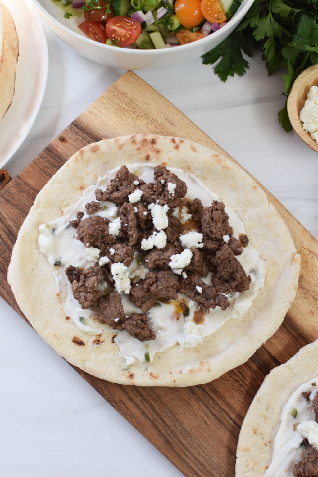 Spiced Ground Lamb Pita Recipe - A Cedar Spoon