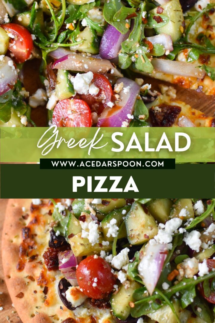 Greek Pizza - A Cedar Spoon