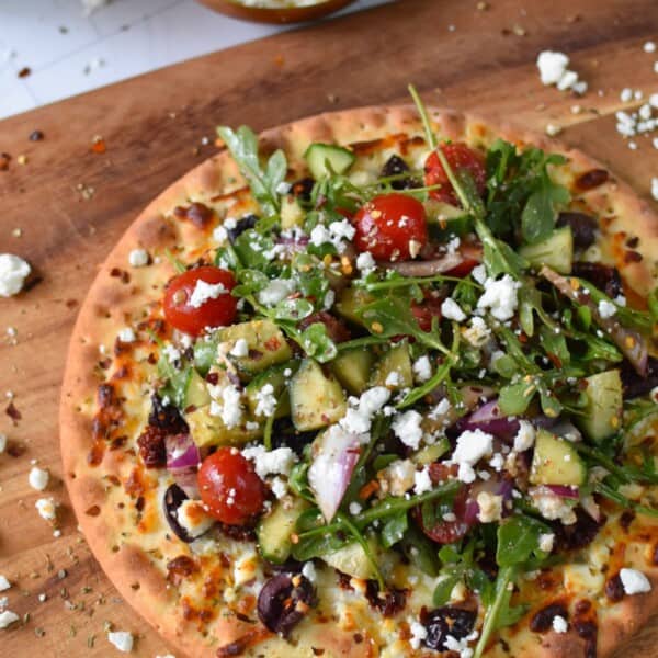 Greek Pizza - A Cedar Spoon