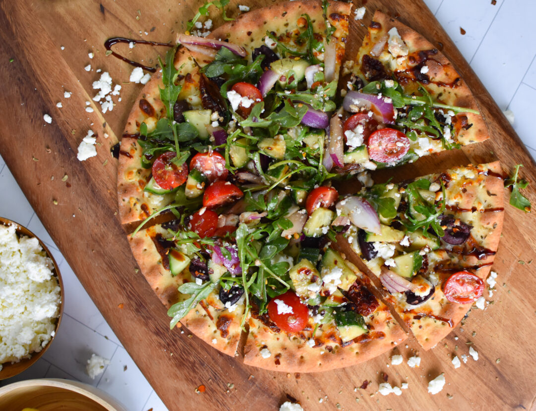 Greek Pizza - A Cedar Spoon