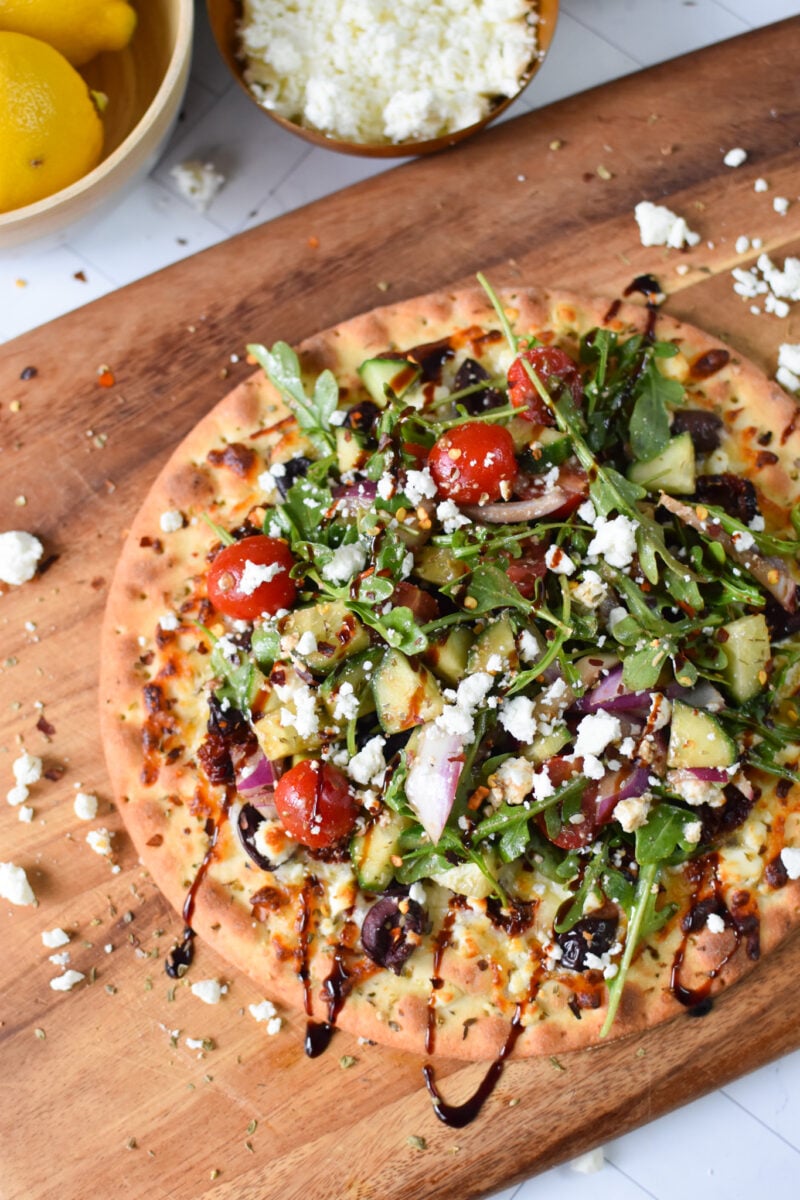 Greek Pizza - A Cedar Spoon