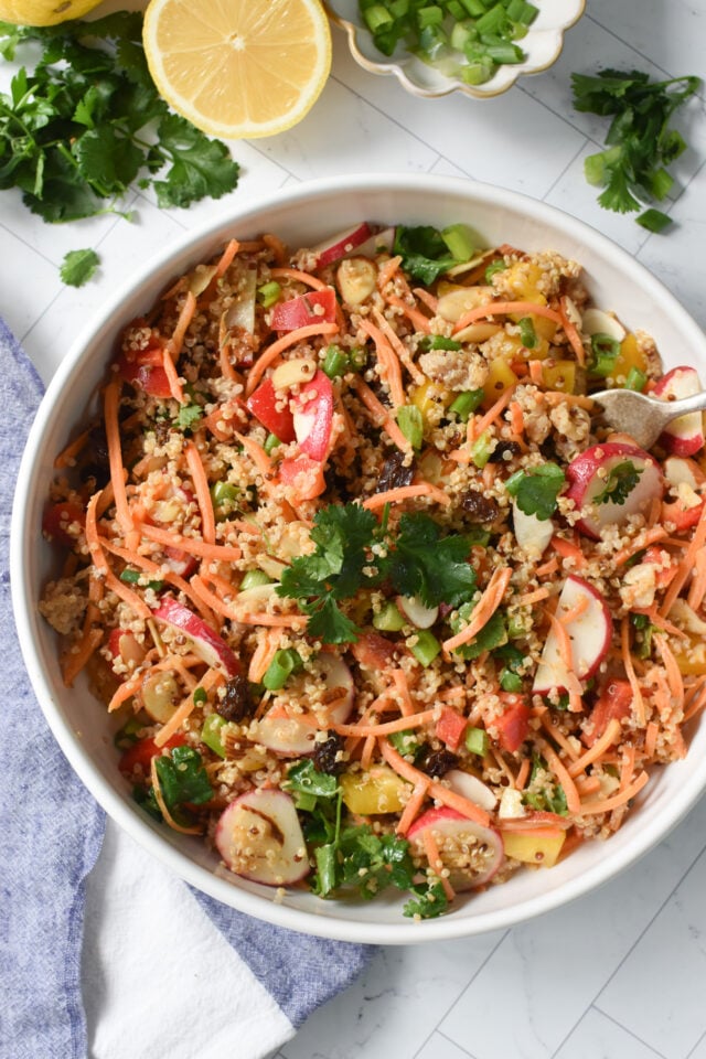 Curried Quinoa Salad - A Cedar Spoon