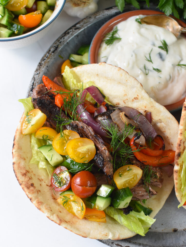 Easy Beef Gyros - A Cedar Spoon