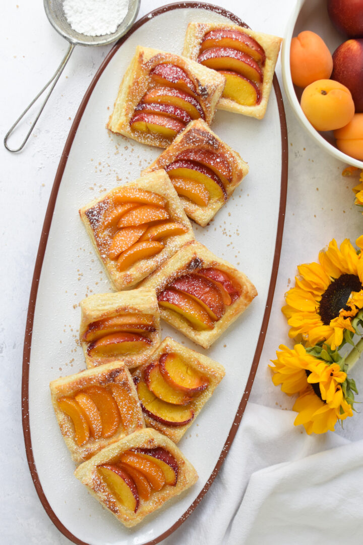 Easy Peach Tart - A Cedar Spoon