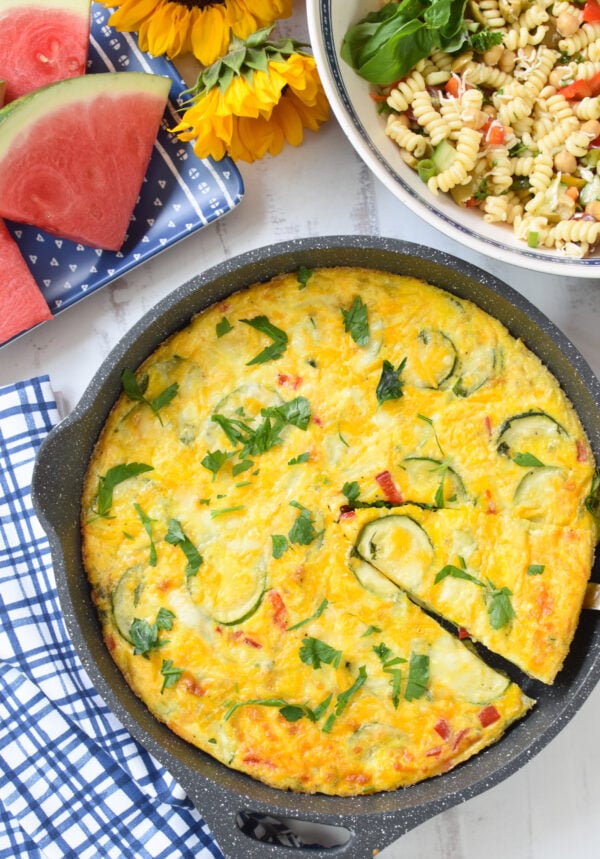 Zucchini Frittata Recipe - A Cedar Spoon