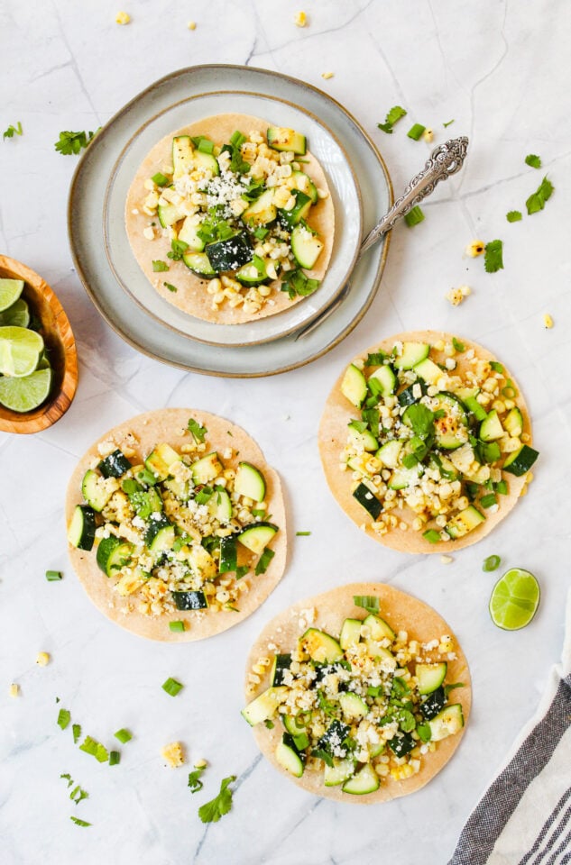 Easy Zucchini Tacos - A Cedar Spoon