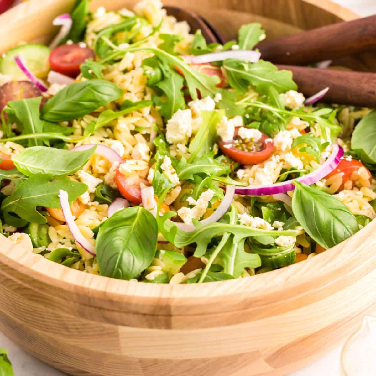 Arugula Orzo Salad - A Cedar Spoon
