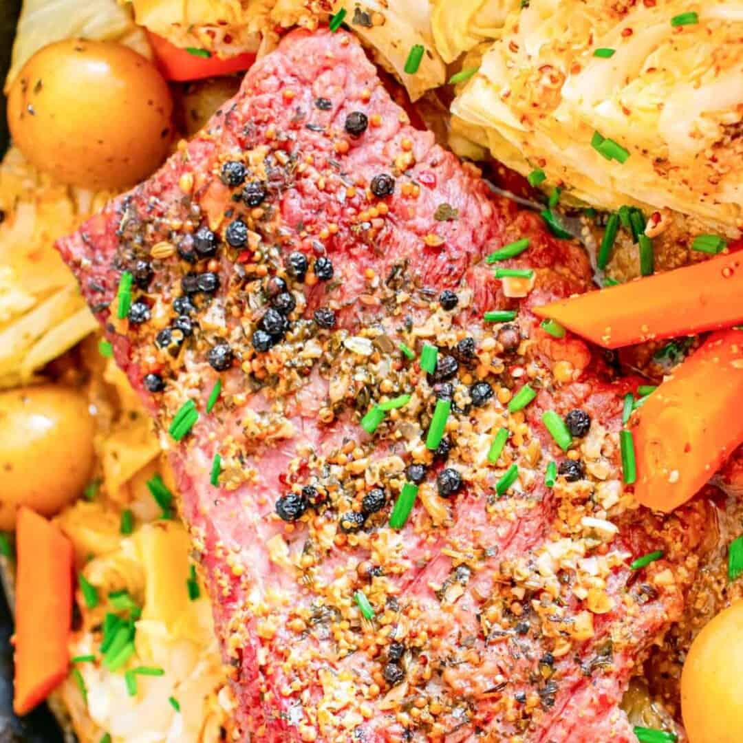 Baked Corned Beef and Cabbage - A Cedar Spoon