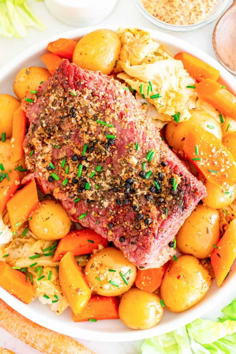 Baked Corned Beef and Cabbage - A Cedar Spoon