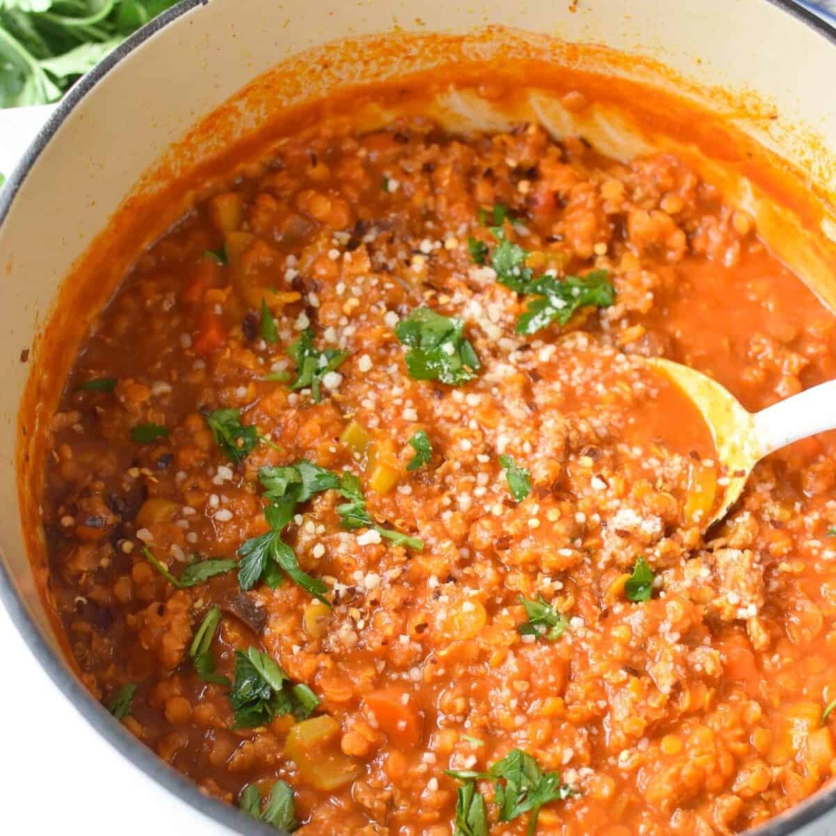 Lentil Sausage Soup Recipe - A Cedar Spoon