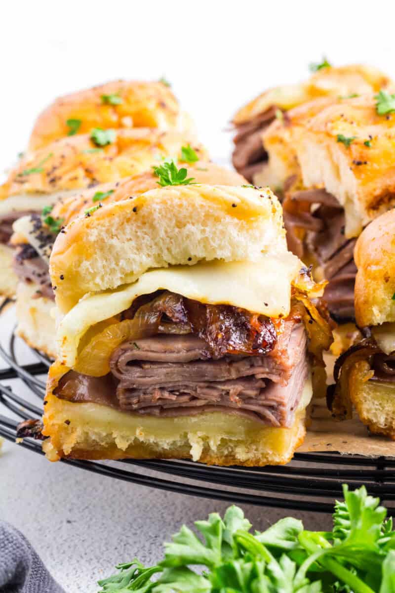 Roast Beef Sliders - A Cedar Spoon