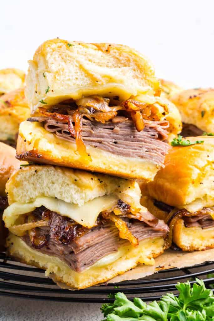 Roast Beef Sliders - A Cedar Spoon