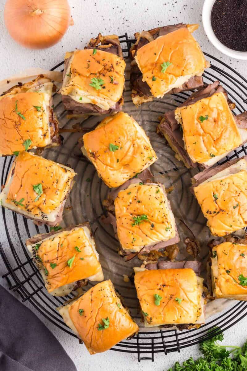 Roast Beef Sliders - A Cedar Spoon