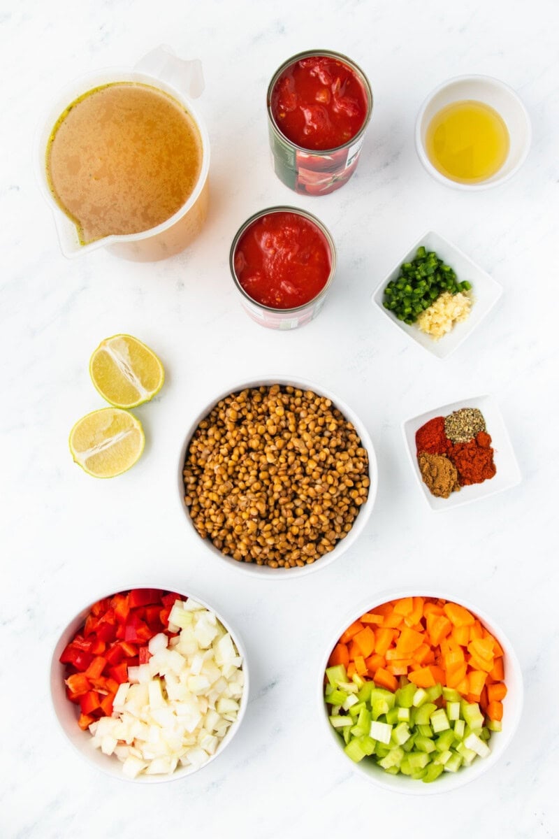 Mexican Lentil Soup (Sopa de Lentejas) - A Cedar Spoon