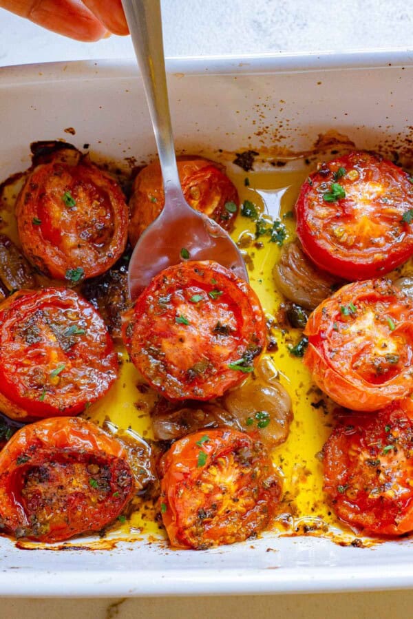 Oven Roasted Tomatoes - A Cedar Spoon