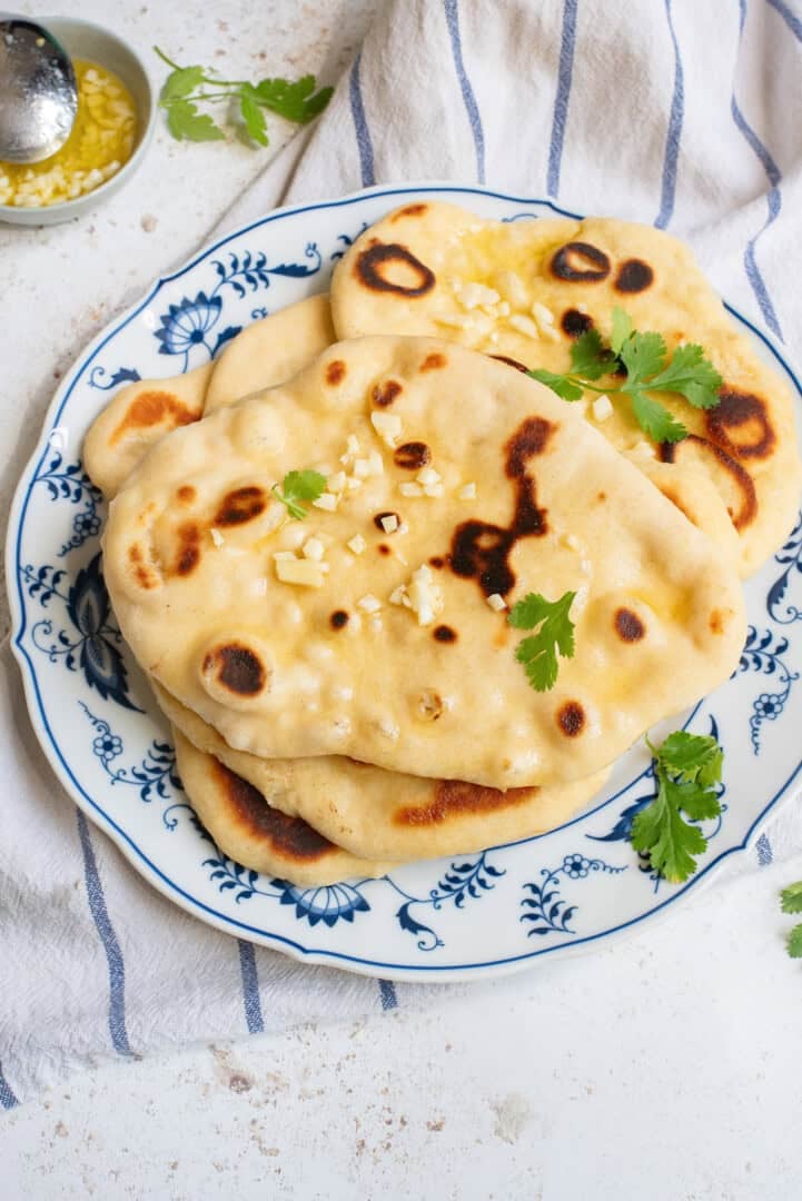Easy Homemade Naan - A Cedar Spoon