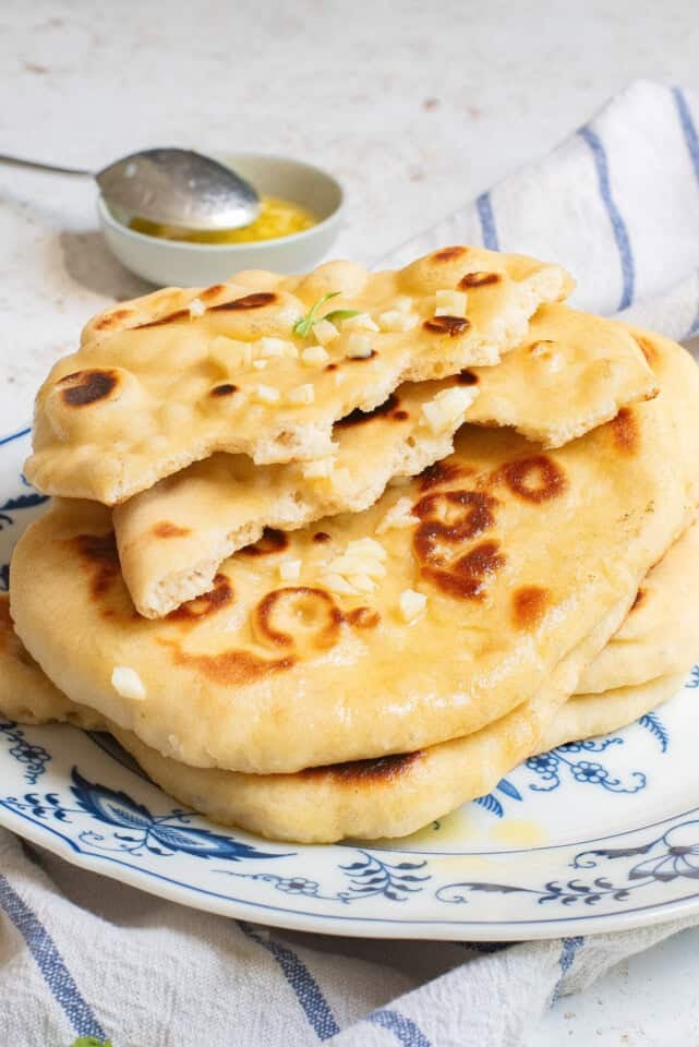 Easy Homemade Naan - A Cedar Spoon