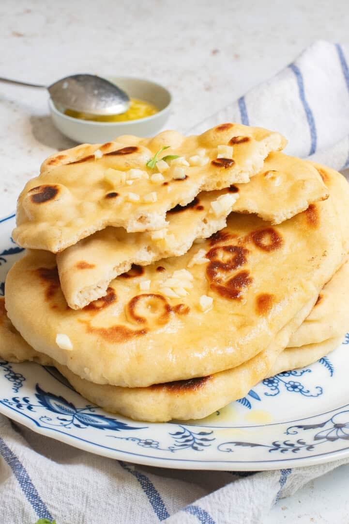 Easy Homemade Naan - A Cedar Spoon