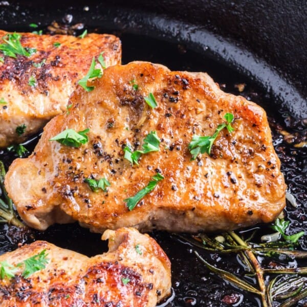 Pan Seared Pork Chops - A Cedar Spoon
