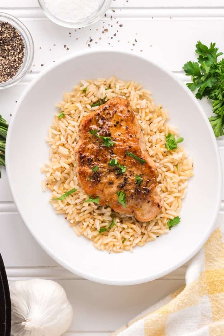 Pan Seared Pork Chops - A Cedar Spoon