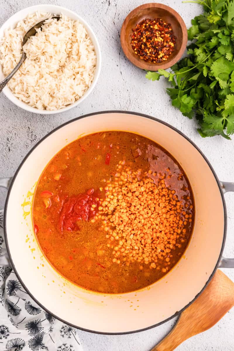 Easy Red Lentil Dahl Recipe - A Cedar Spoon