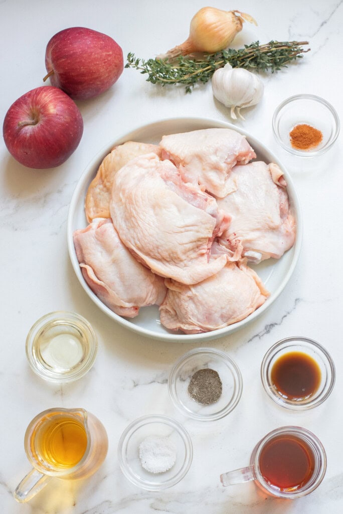 Skillet Apple Cider Chicken - A Cedar Spoon