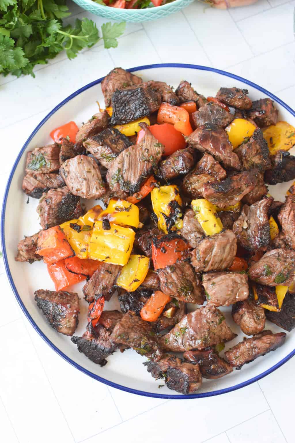 Mediterranean Steak Bites - A Cedar Spoon