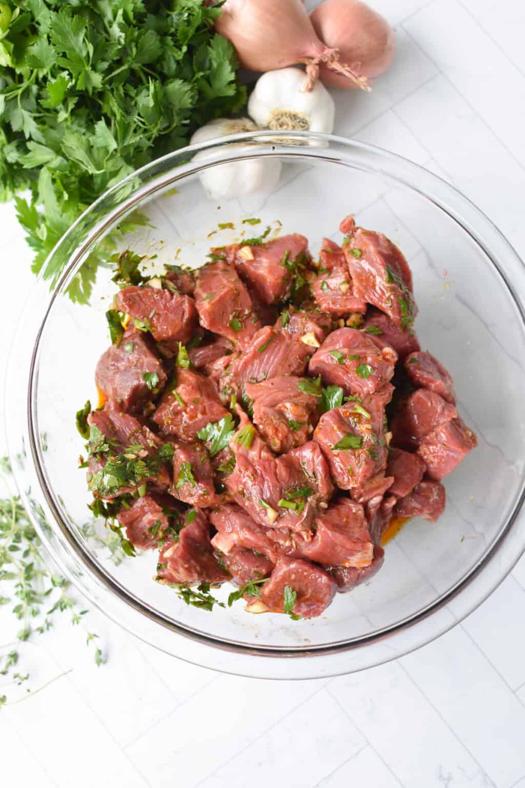 Mediterranean Steak Bites - A Cedar Spoon