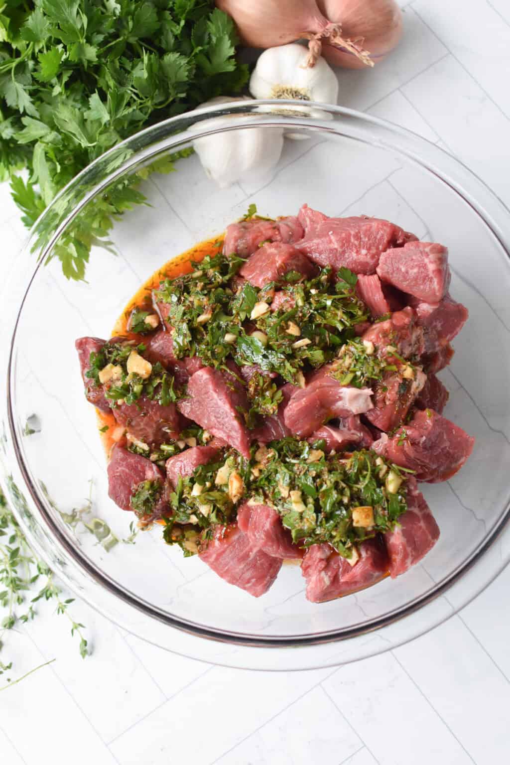 Mediterranean Steak Bites - A Cedar Spoon