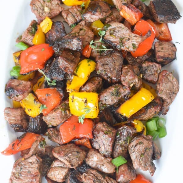 Mediterranean Steak Bites - A Cedar Spoon